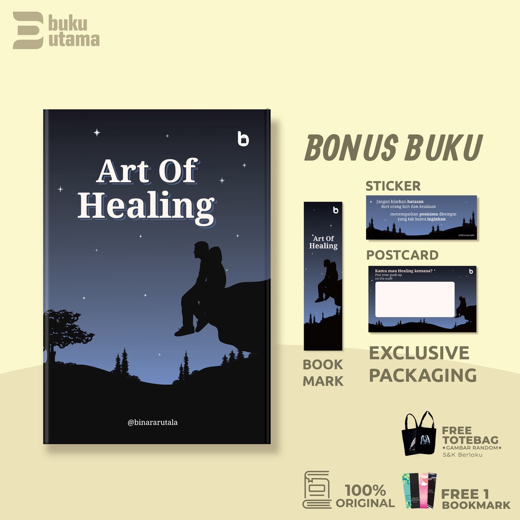 Jual BUKU ART OF HEALING - @binararutala - BUKU BAKLU | Shopee Indonesia