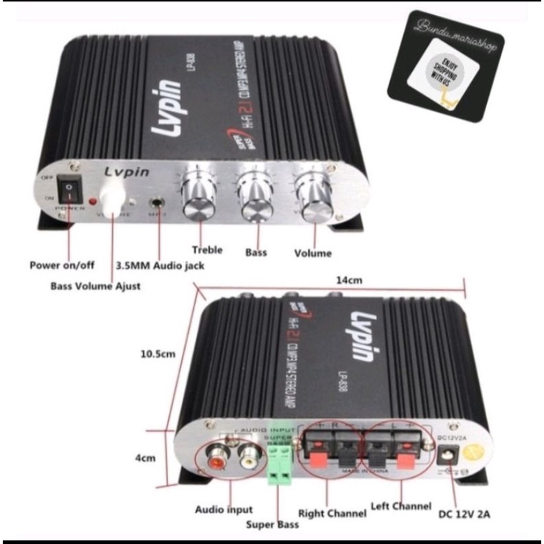 Jual Power Amplifier | Shopee Indonesia