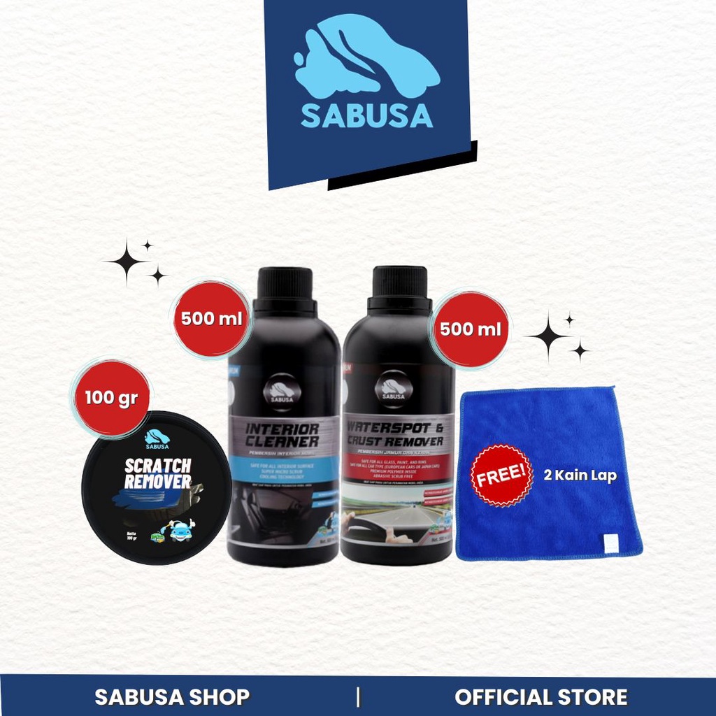 Jual PAKET Penghilang Baret + Pembersih Jamur Kaca + Interior Cleaner ...