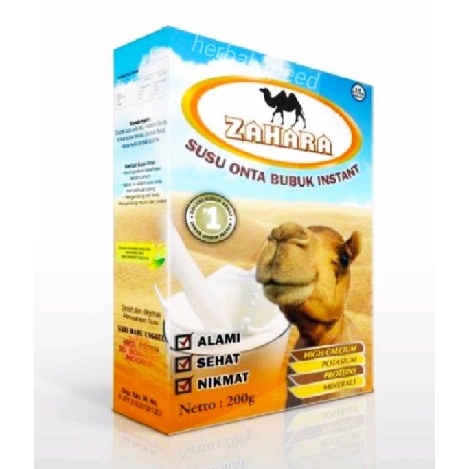 Jual Susu Onta Sahara instan bubuk milk powder sahara susu unta ...