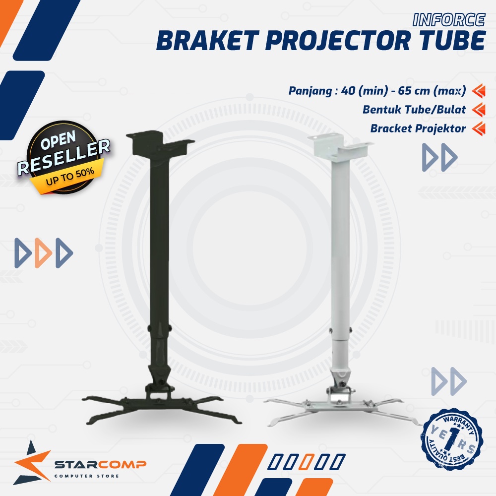 Jual Inforce Bracket Projektor Proyektor Universal Tube Bulat | Shopee ...