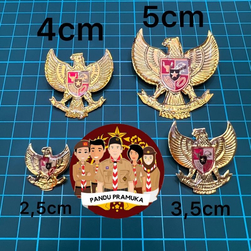 Jual Pin garuda bros pramuka berbagai ukuran | Shopee Indonesia