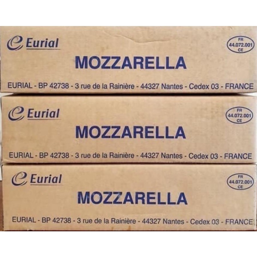Jual Keju Mozarella Eurial 10 kg - Eurial Mozzarella Cheese | Shopee ...