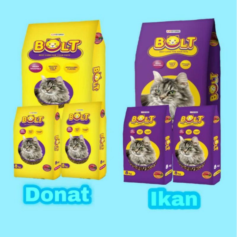 Jual cat food bolt 20kg/pakan kucing nice 20kg/makanan kucing murah ...