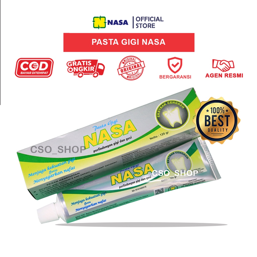 Jual Pasta Gigi Nasa | Odol Nasa | Original 100% | PGN Pasta Gigi Nasa ...