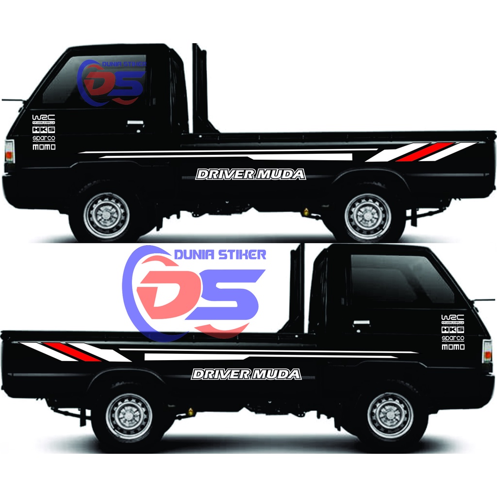 Jual Stiker Striping List Mobil L300 Stiker Mobil Pickup Driver Muda ...