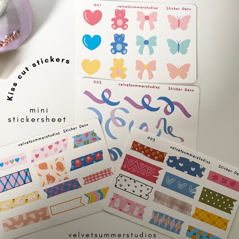 Jual Sticker sheet deco sticker bullet journal bujo sticker ...