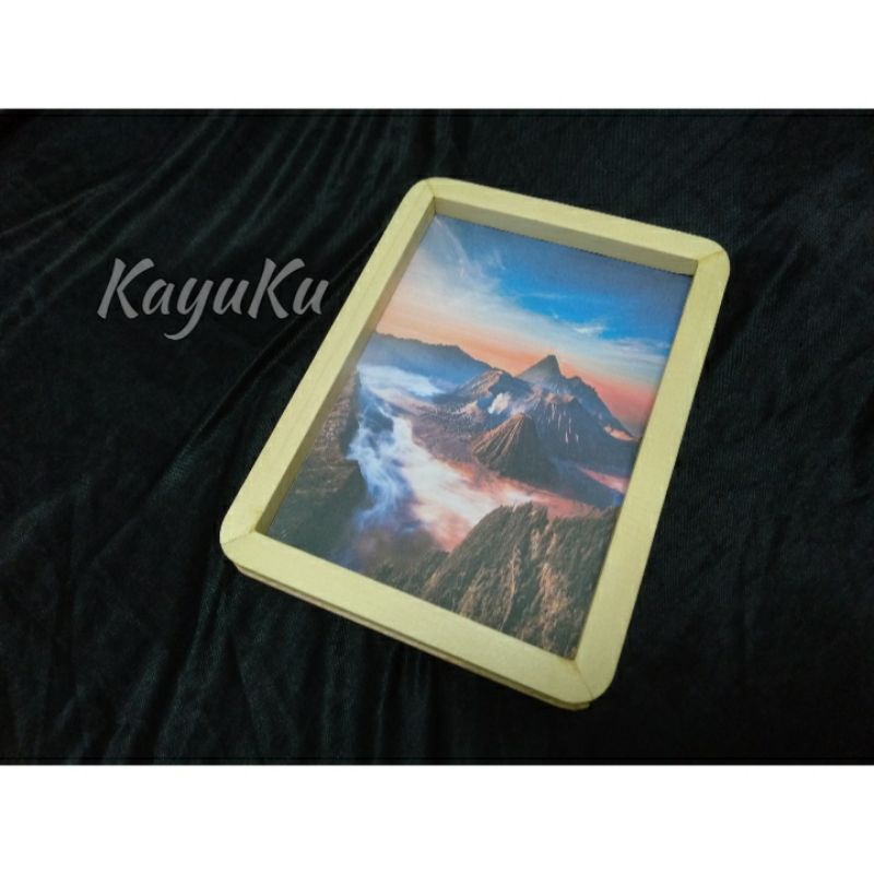 Jual Bingkai foto 6R 15x20cm - Pigura A5 Akrilik - Pigura kayu Single ...
