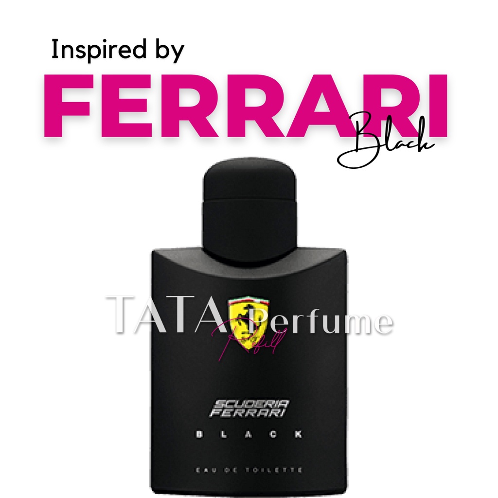 Jual FERRARI BLACK Inspired Premium Parfum by TATA PERFUME | Shopee ...