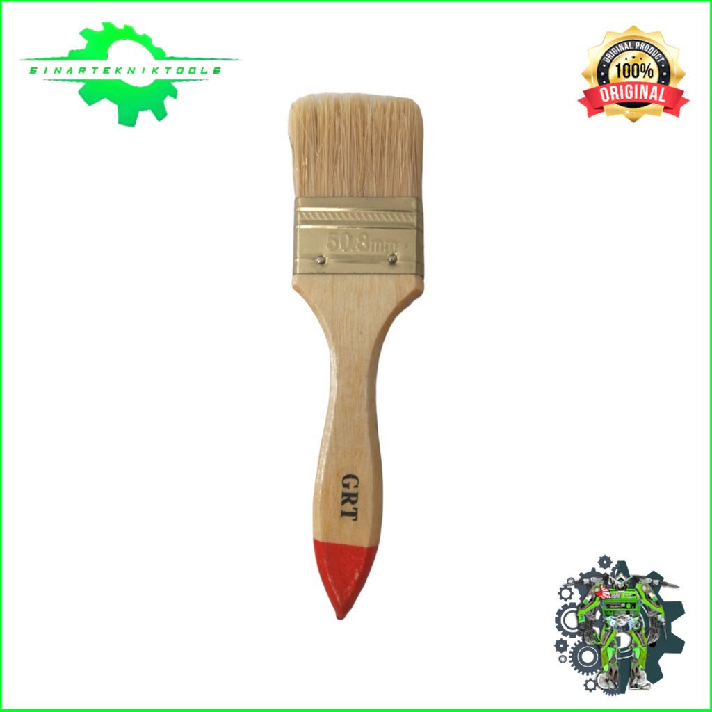 Jual Kuas Cat Tembok Dinding Merk GRT 2"inch/Koas Multifungsi /Paint ...