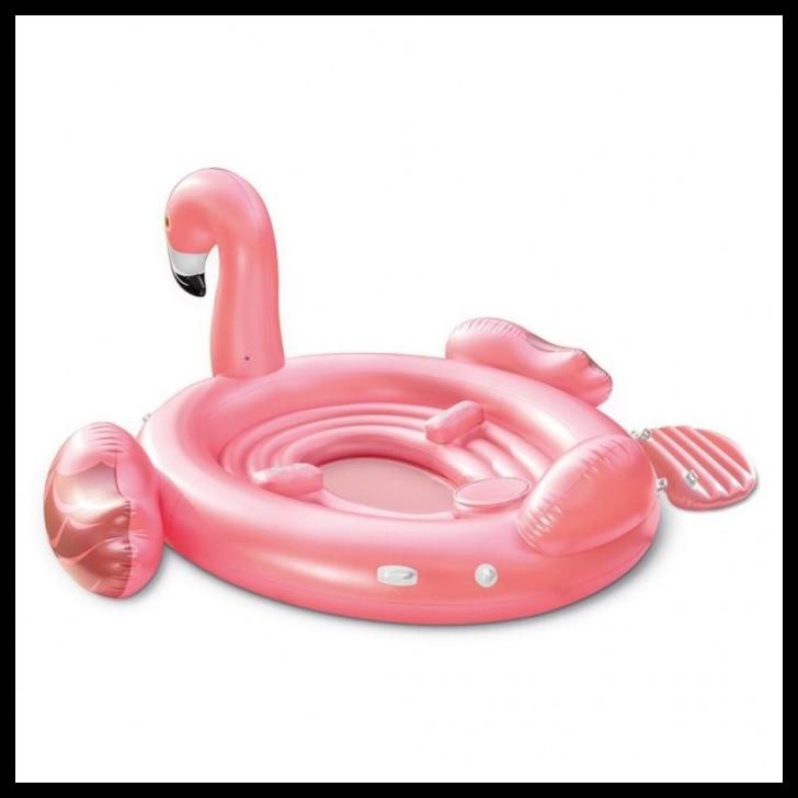 Jual Pelampung Mega Flamingo Party Island 4.22M X 3.73M X 1.85M Intex ...