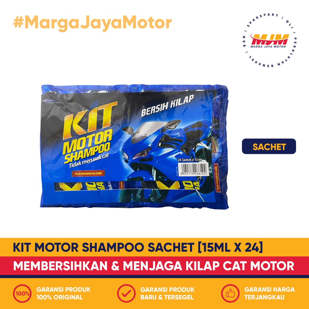 Jual Kit Motor Shampoo Sachet 15ml x 24 | Shopee Indonesia