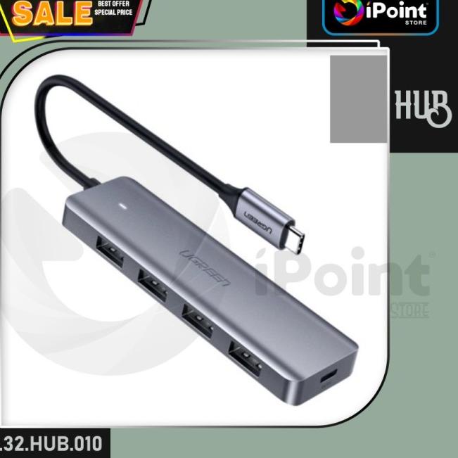 Jual UGREEN USB type C HUB 4 port + Power | Shopee Indonesia
