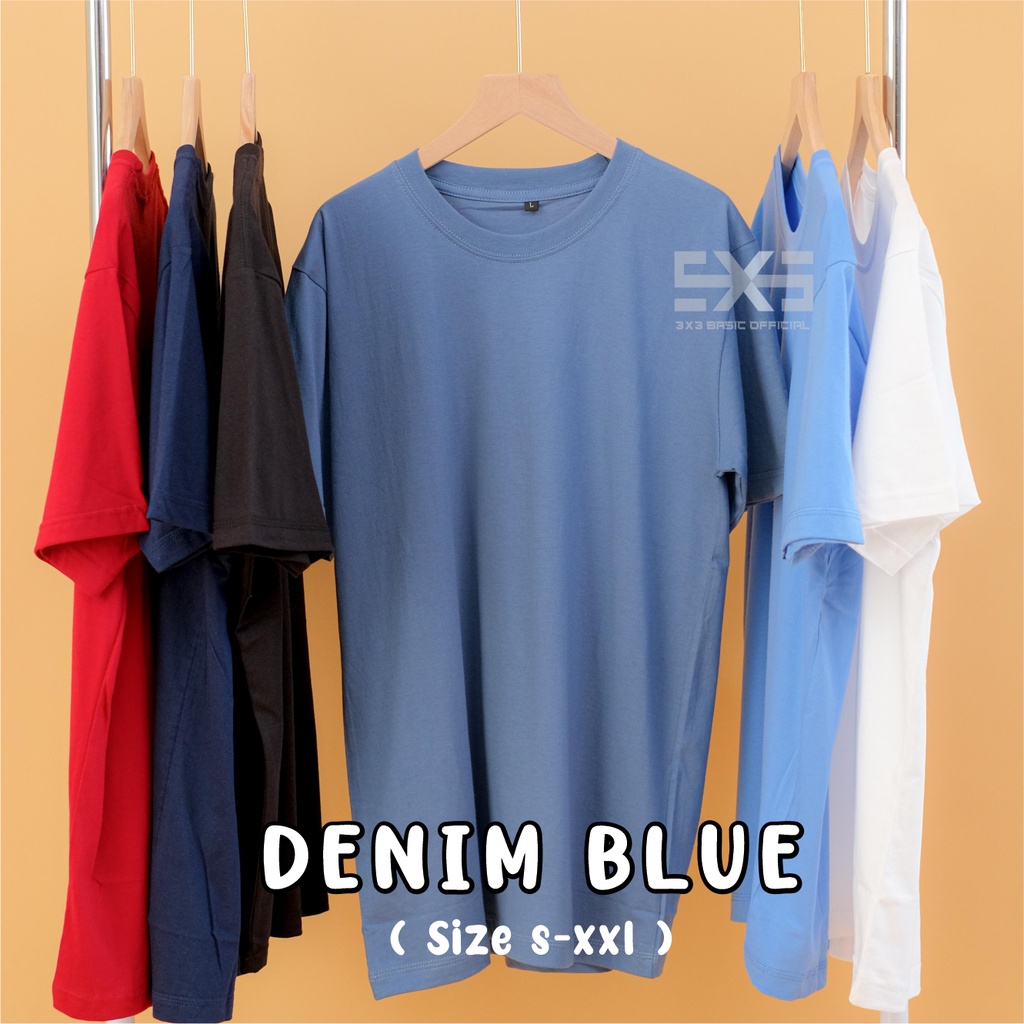 Jual Kaos Polos Cotton Combed 30s Kaos Polos Denim Blue Premium Combed ... Jual Kaos Polos Cotton Combed 30s Kaos Polos Denim Blue Premium Combed ...