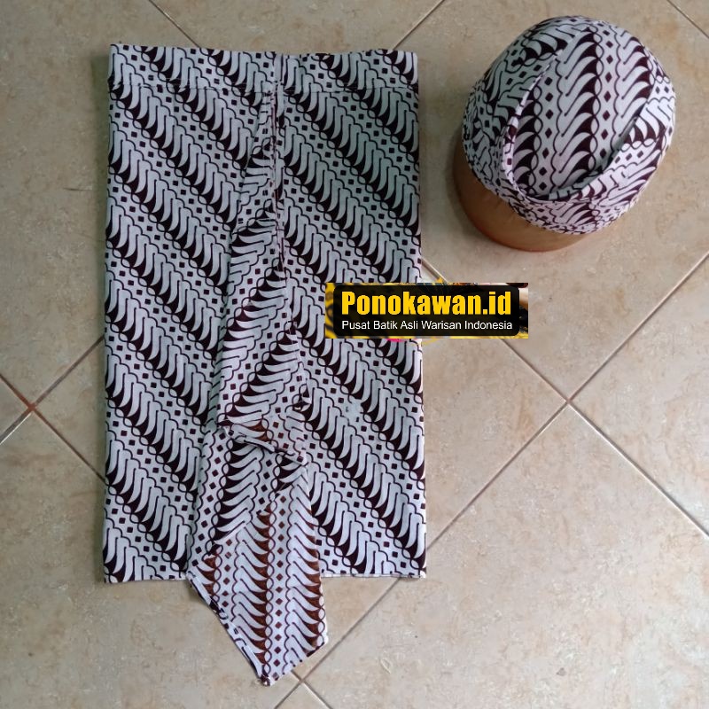 Jual New Kain Batik Jadi Bawahan Jarik Pria Sembong Pencak Silat Adat ...