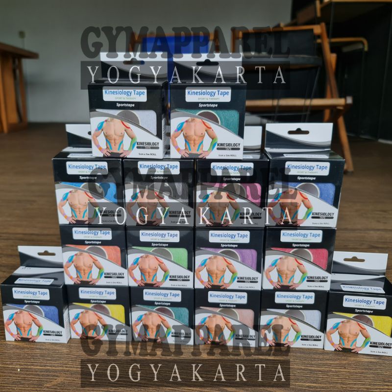 Jual kinesiology tape kinesio tape 5cm x 5 cm original perban elastis taping cidera kinesiology ...