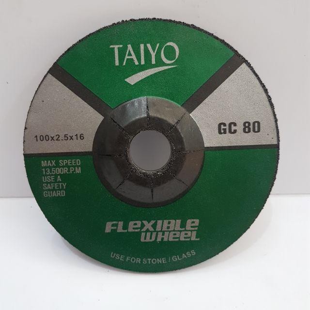 Jual TAIYO MATA GERINDA FLEXIBLE 4" GC80 FLEXIBLE WHEEL 4 INCH 100MM GC 80 | Shopee Indonesia