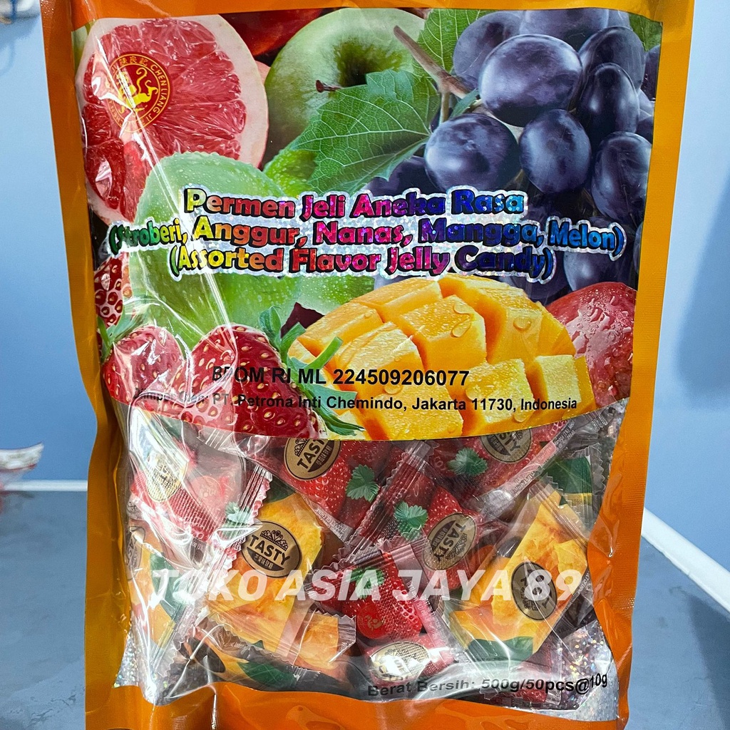 Jual Permen jeli jelly aneka rasa 500gr chen liang ji | Shopee Indonesia