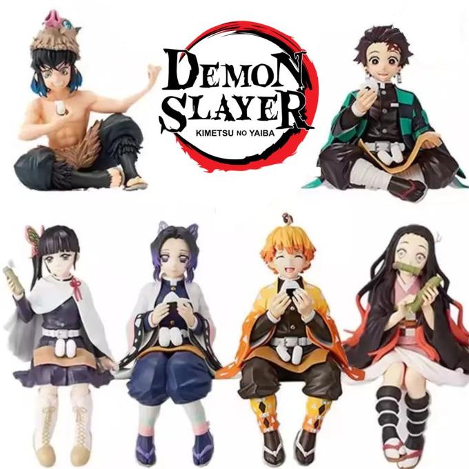 Jual ACTION FIGURE KIMETSU NO YAIBA DEMON SLAYER TANJIRO EAT RICE BALL ...