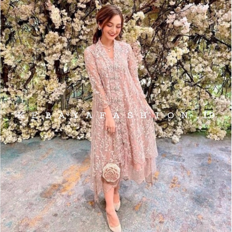 Jual dress/mini dress/dres brukat/dress pesta/kebaya dress modern/dress ...