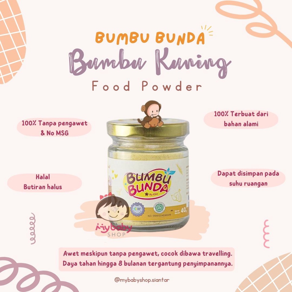 Jual Bumbu Bunda Elia BPOM Bumbu No MSG / Bumbu MPASI / Bumbu Putih ...
