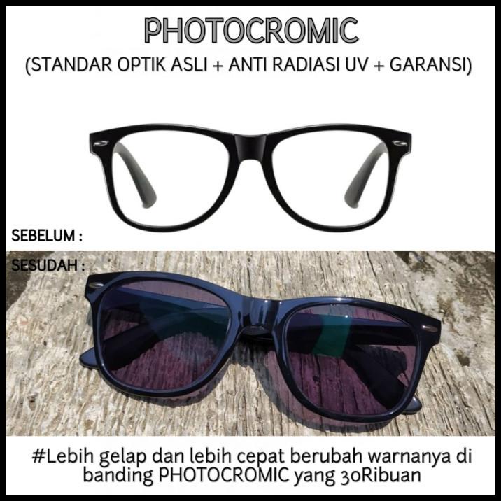 Jual Kacamata Lensa Photocromic Transition Anti Radiasi Pria Wanita ...