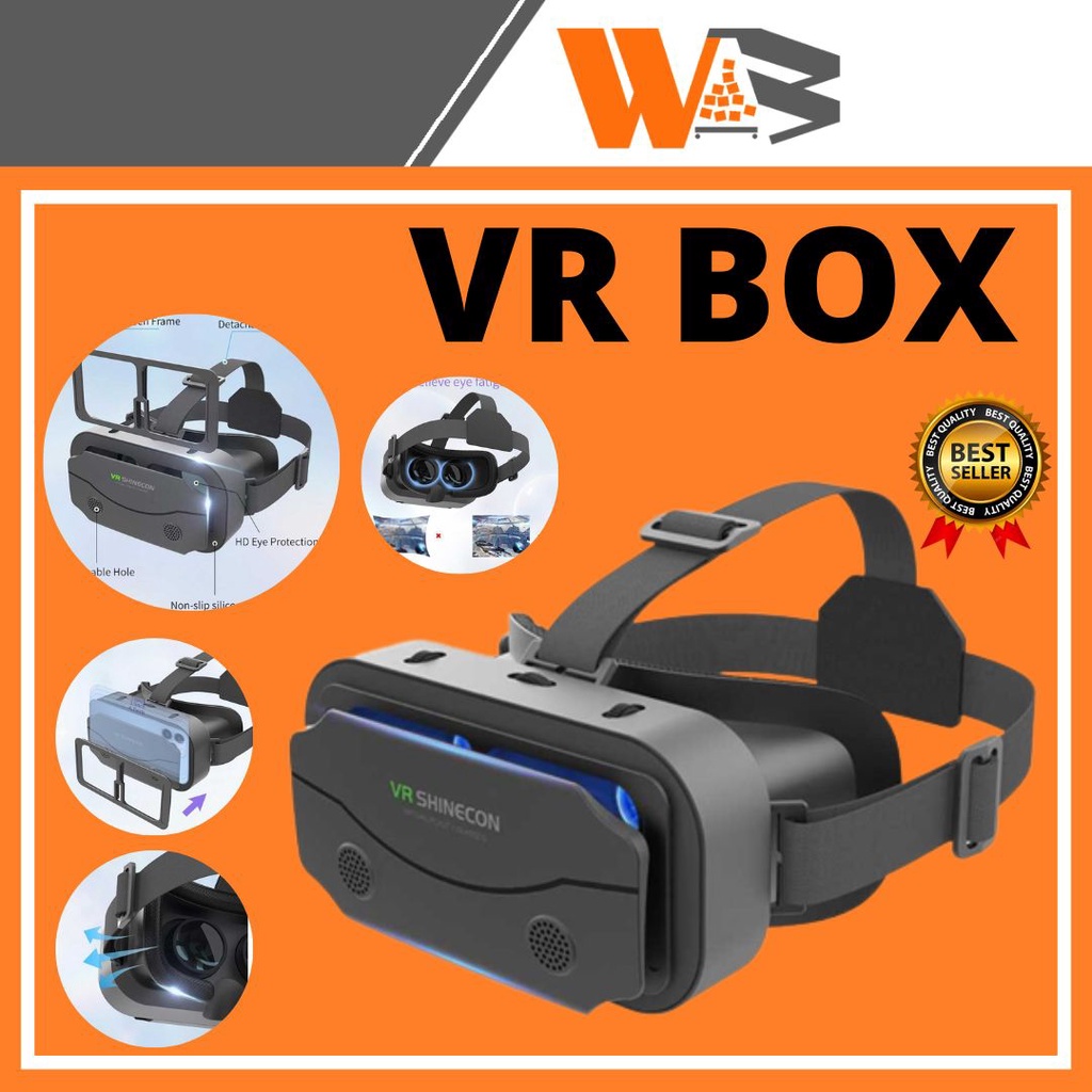 Jual COD VR Box Kacamata VR Virtual Reality Box Kaca Mata Virtual ...