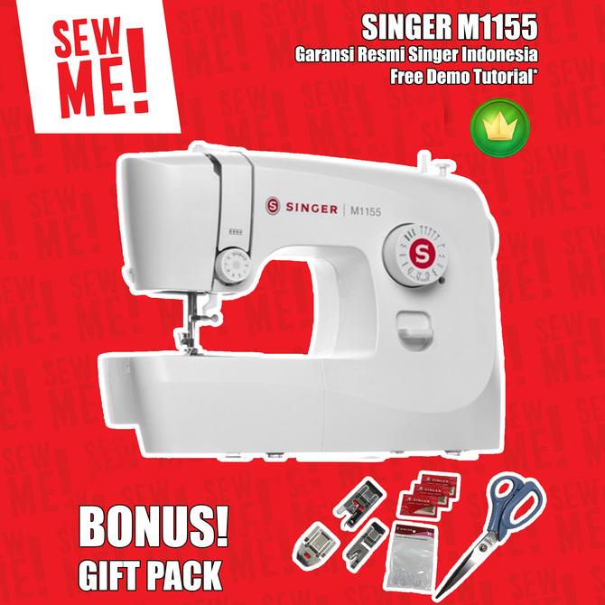 Jual Mesin Jahit SINGER M1155 (Free Bonus dan Demo Tutorial) | Shopee ...