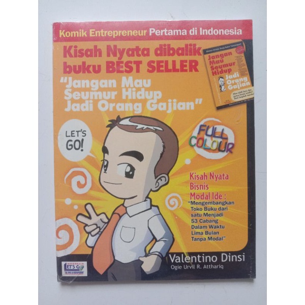 Jual KOMIK ENTREPRENEUR Pertama Di Indonesia KISAH NYATA DIBALIK BUKU ...