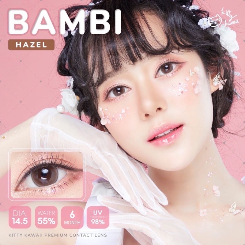 Jual AS Softlens Kitty Kawaii bambie Original Softlens (kemasan botol ...