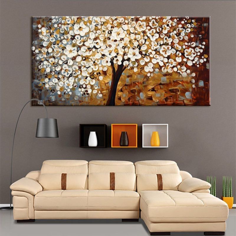 Jual Lukisan abstrak texture modern uk/60x100-120cm sdh dilengkapi ...