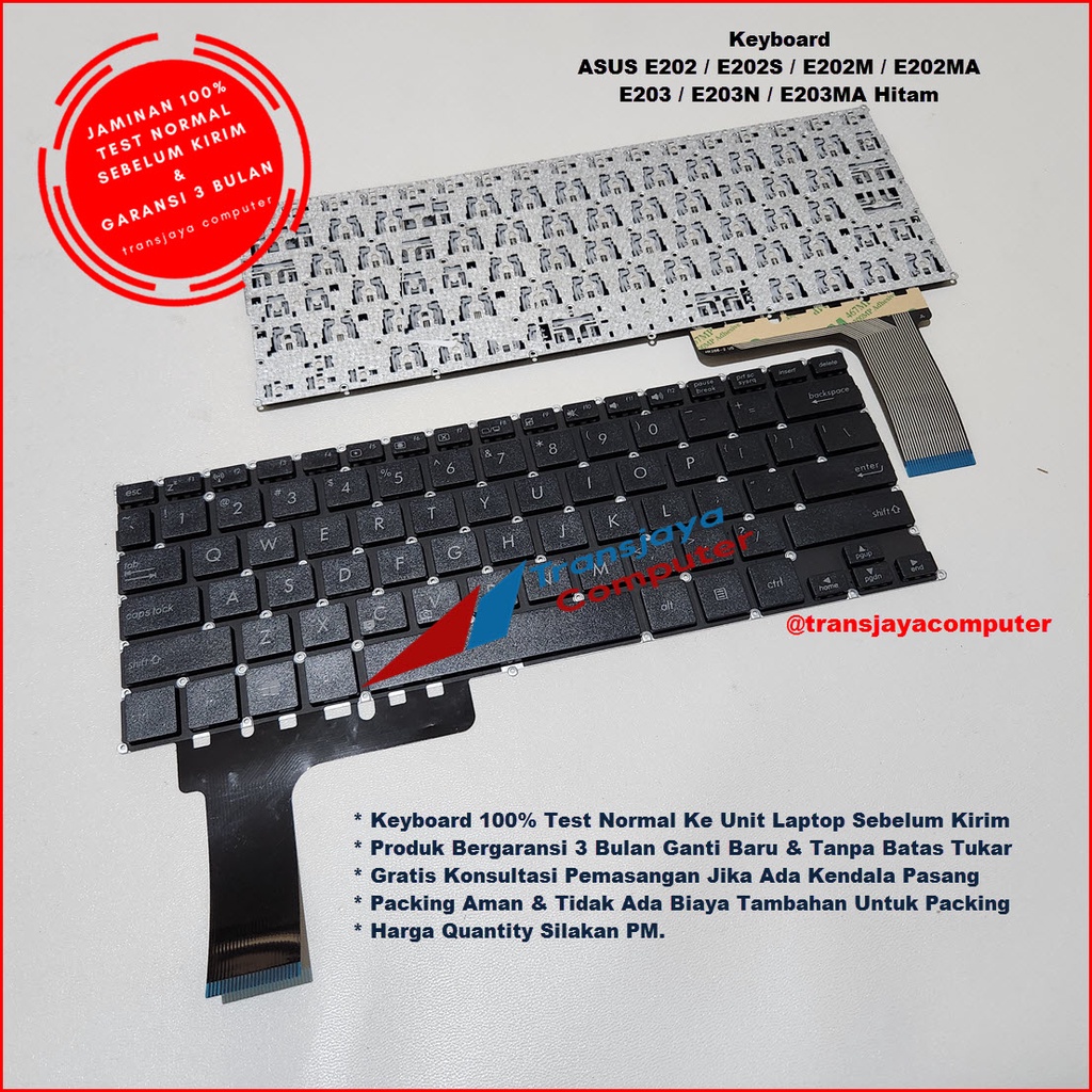 Jual Keyboard Asus E202 E202S E202M E202MA E202SA E203 E203N E203NA E203NAH E203M E203MA E203MAH ...