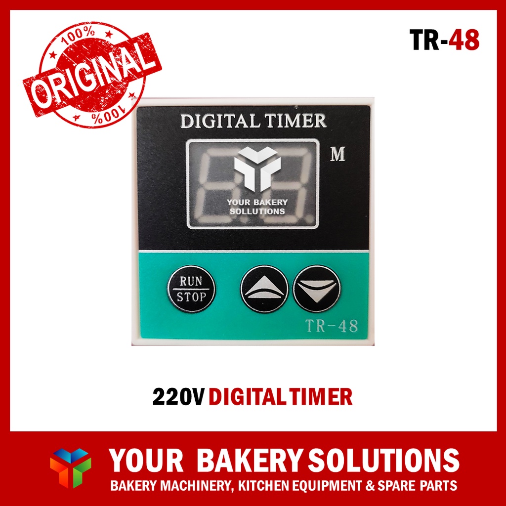 Jual TR-48 - Timer Oven Deck GETRA GEA 220V Digital Gas Otomatis LD-48S ...