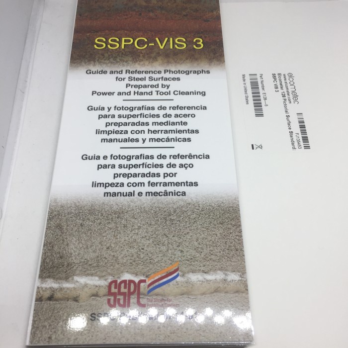 Jual Elcometer 128 Sspc Vis-3 Visual Standard E128-5 | Shopee Indonesia