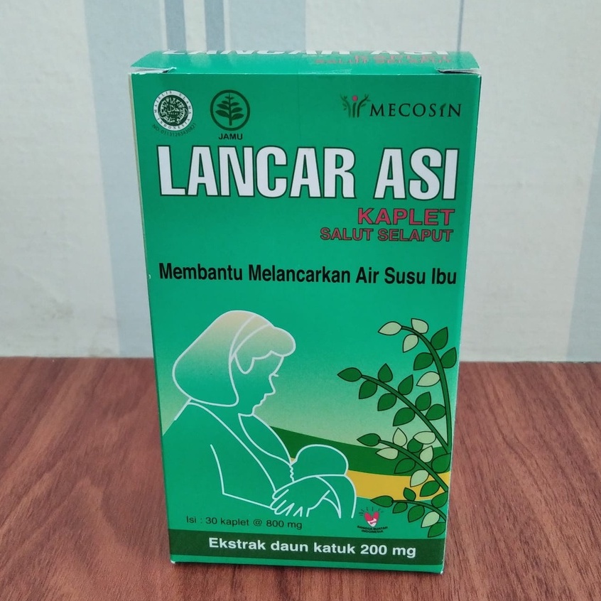 Jual Mecosin Lancar ASI Kaplet | Sumplemen Herbal Ibu Menyusui | Shopee ...