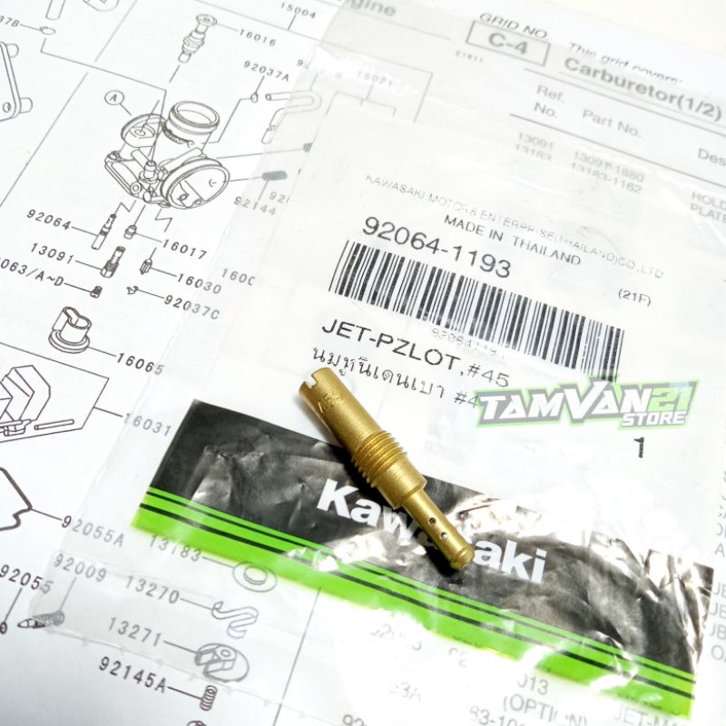 Jual PILOT JET #45 MADE THAILAND NINJA RR R SS | Shopee Indonesia