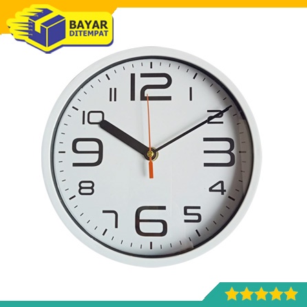 Jual Jam Dinding Dingding Diding dindin Dinsing Warna PUTIH 2025 Analog ...