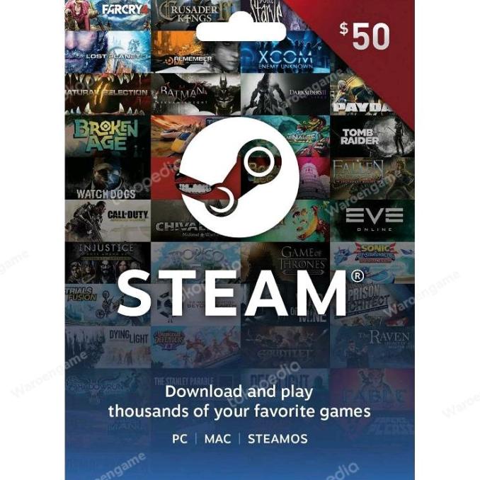 Jual Pc Steam 50 Usd 50$ Usa - Steam Card | Shopee Indonesia