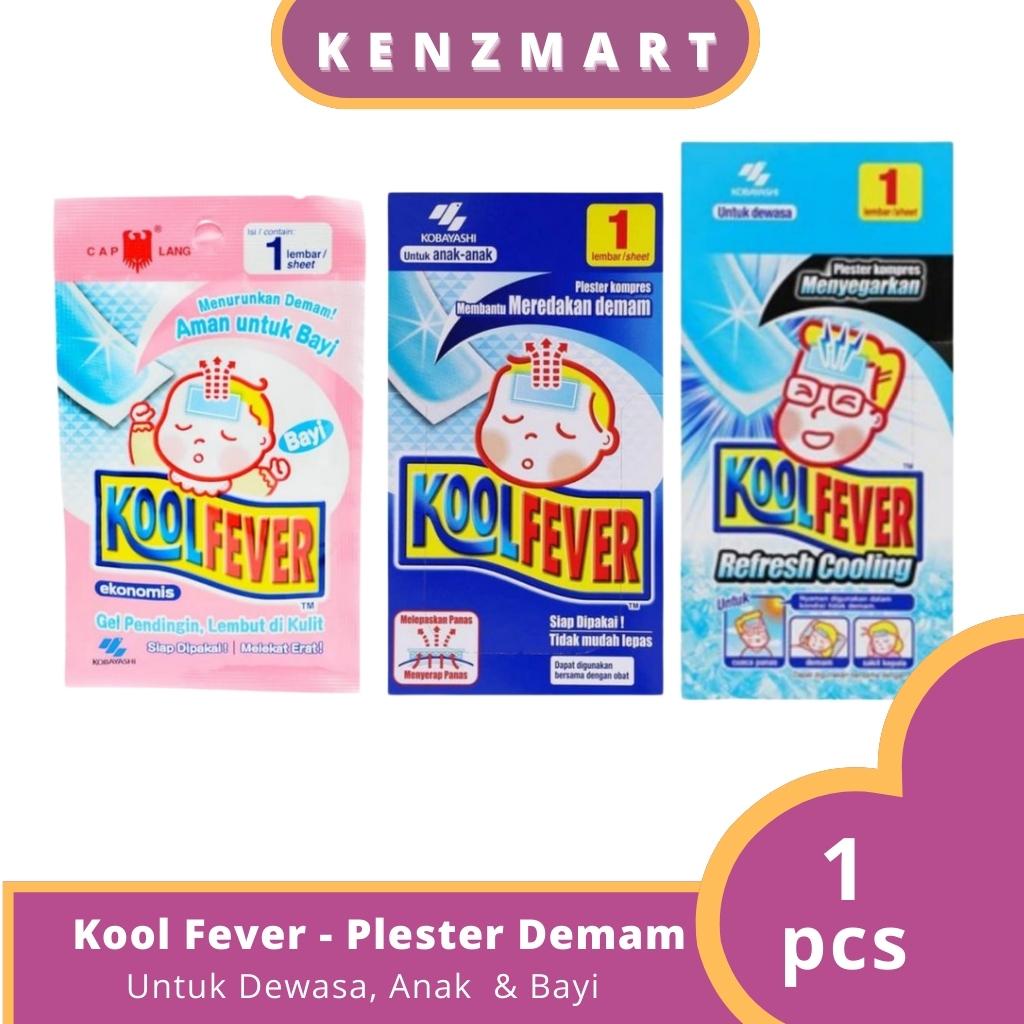 Jual KOOL FEVER PLESTER KOMPRES DEMAM UNTUK BAYI, ANAK & DEWASA 1 ...