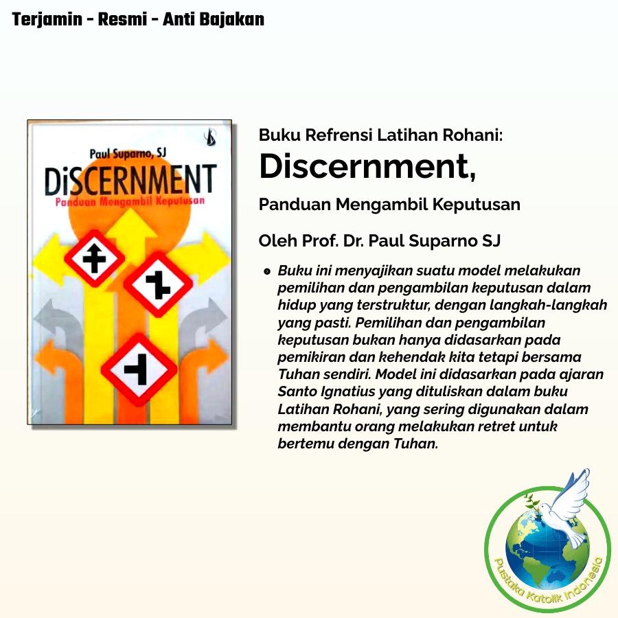 Jual Discernment: Panduan Mengambil Keputusan, Oleh Prof. Dr. Paul ...