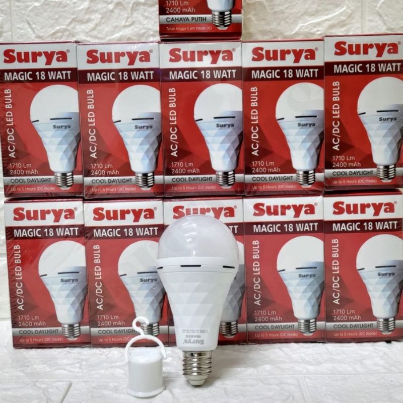 Jual Lampu Bohlam LED Emergency Surya | Shopee Indonesia