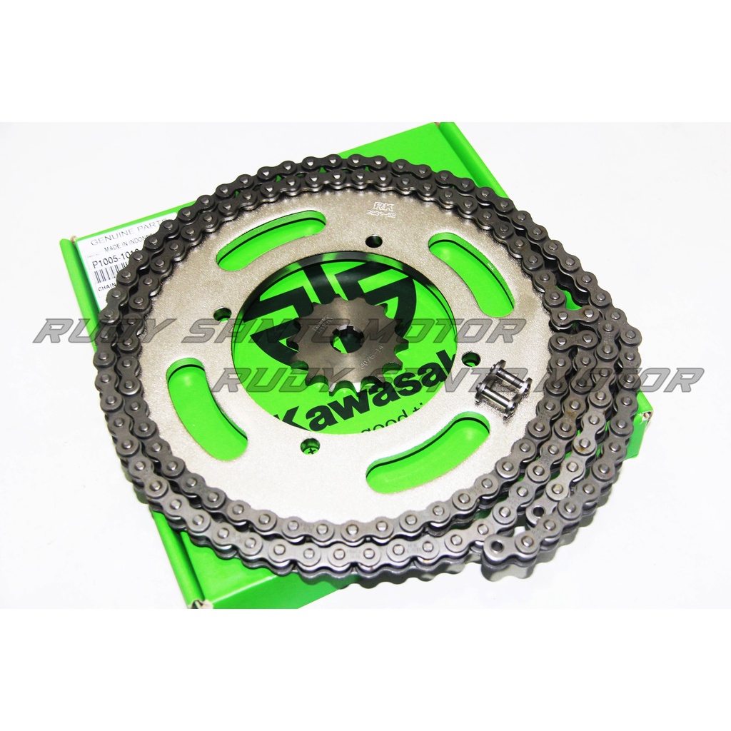 Jual Gearset Girset Chainkit Gear Gir Set Rantai Klx 150 BF Original ...