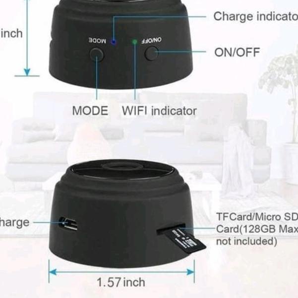 Jual A9 Spy Camera WiFi HD 1080P P2p Kamera CCTV Mini IP Cam Wireless ...