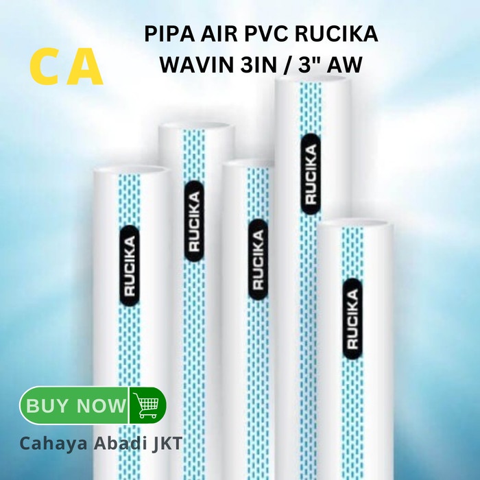 Jual Pipa Pvc Pipa Air Pvc Rucika Wavin 3In / 3" Aw | Shopee Indonesia