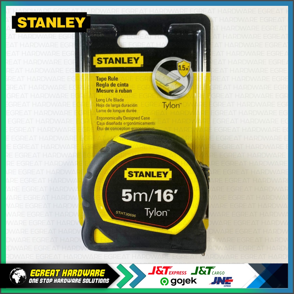 Jual Stanley 30-696 Bi-Material Measuring Tape Meteran 5 Meter | Shopee ...