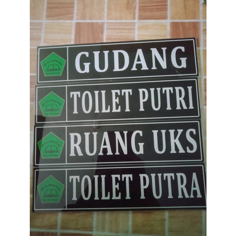 Jual PAPAN NAMA RUANGAN/ NAMA RUANG AKRILIK | Shopee Indonesia