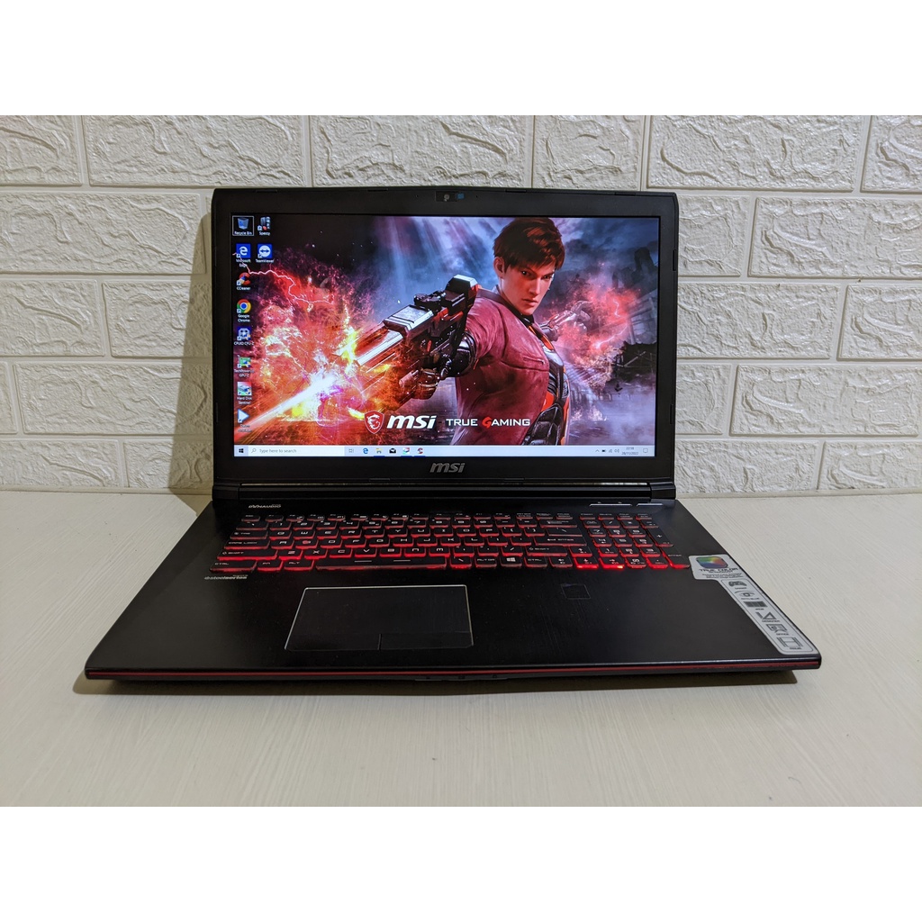 Jual MSI GE72 2QD Apache Core i7 VGA Nvidia GTX950 Layar 17 inch SSD HDD Laptop Gaming Second ...