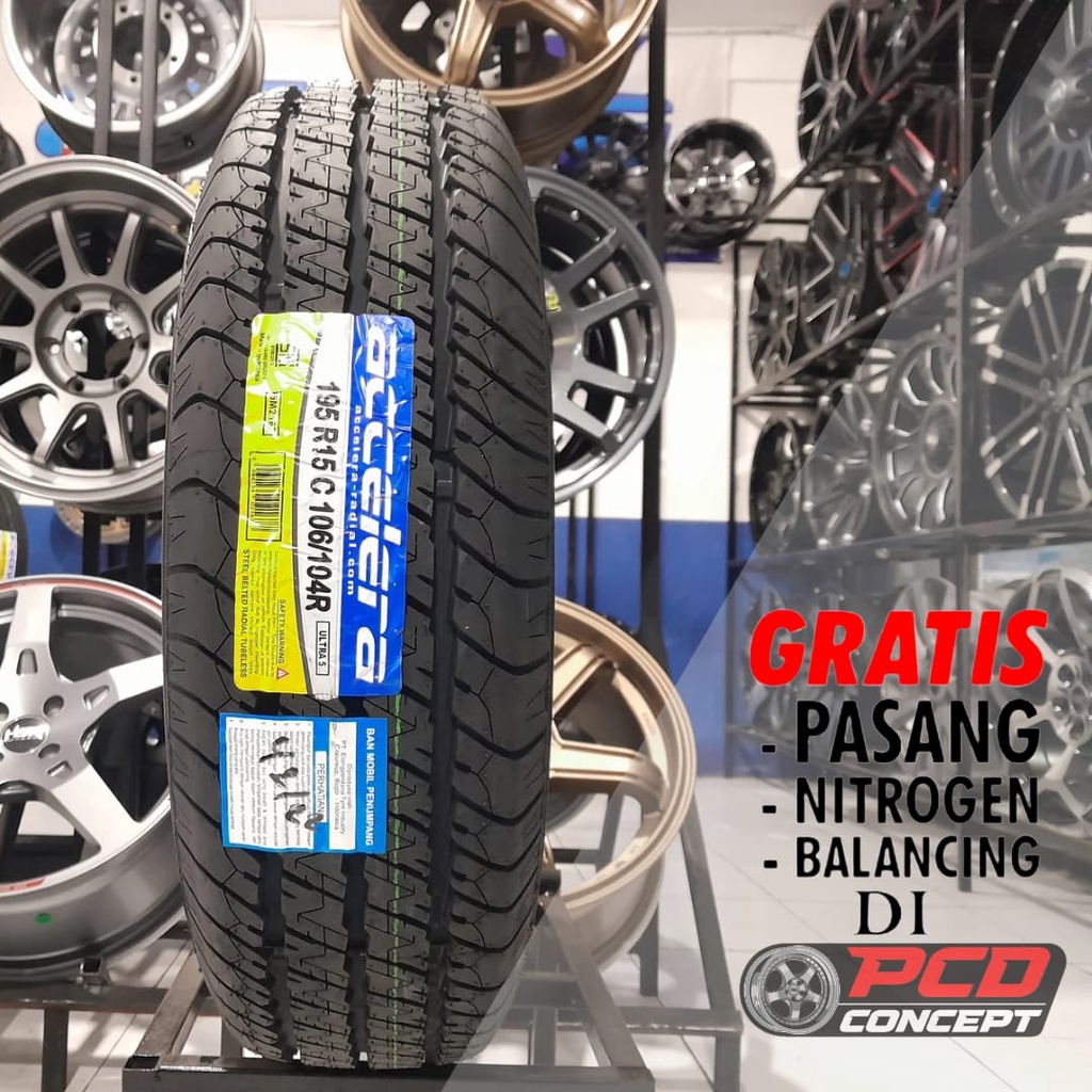 Jual BAN LUAR MOBIL R15 HIACE TRAGAH R15 TUBELES 195 8PR R15 BAN MOBIL ...