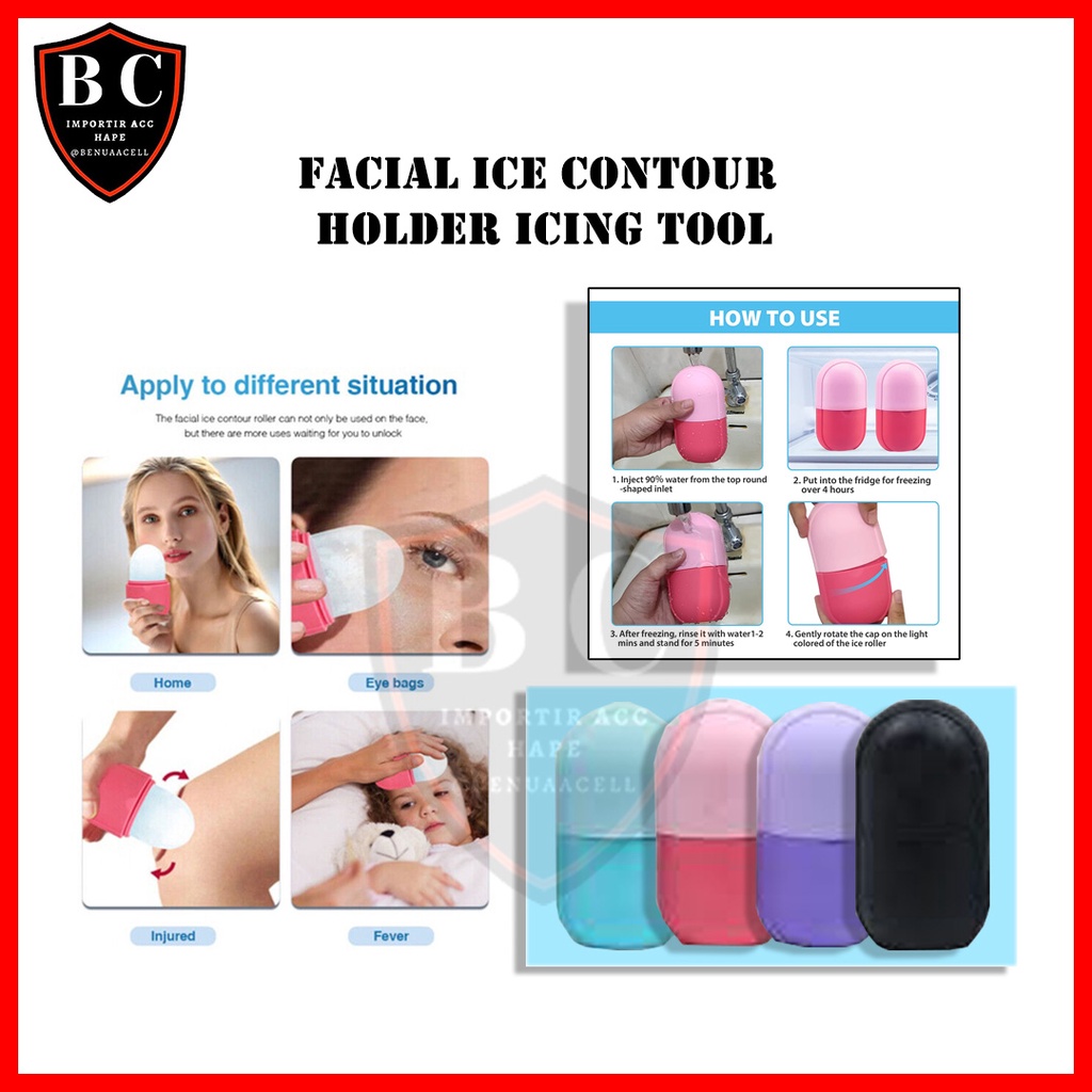 Jual FACIAL ICE CONTOUR HOLDER ICING TOOL / HOME FACIAL TREATMENT - BC ...