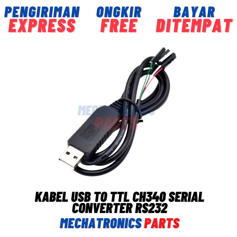 Jual Kabel USB to TTL CH340 Serial Converter RS232 | Shopee Indonesia